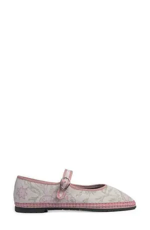 FLABELUS Camellia Mary Jane Flat Shoes