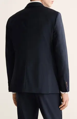 Mango Venice Slim Fit Virgin Wool Jacket