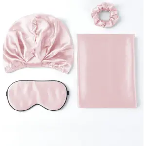 SILKSILKY 4-piece Mulberry Silk Set Pink