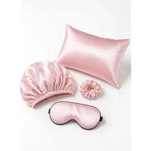 SILKSILKY 4-piece Mulberry Silk Set - Pink