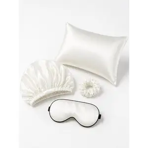 SILKSILKY 4-piece Mulberry Silk Set - White
