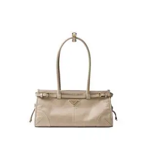 Prada Neutrals Tote Bags - Cream