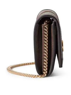 Gucci Ophidia Wallet With Chain - Cream