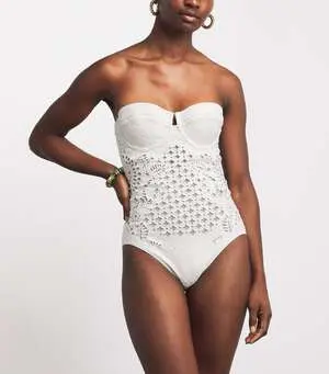 Zimmermann Indra Strapless Swimsuit