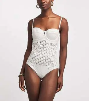 Zimmermann Indra Strapless Swimsuit
