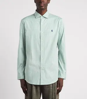 Polo Ralph Lauren Cotton Stripe Custom Fit Shirt