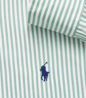Polo Ralph Lauren Cotton Stripe Custom Fit Shirt