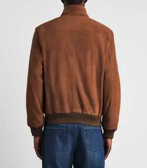 Polo Ralph Lauren Goat Suede Bomber Jacket