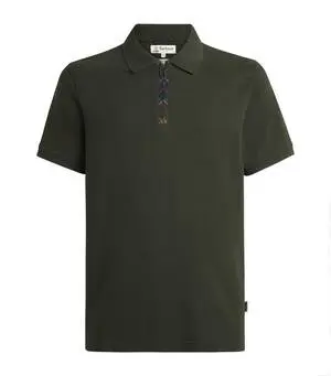 Barbour Cotton Stately Polo Shirt - Green