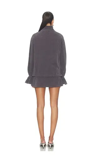 AYA MUSE Bell Sleeve Button Front Dress