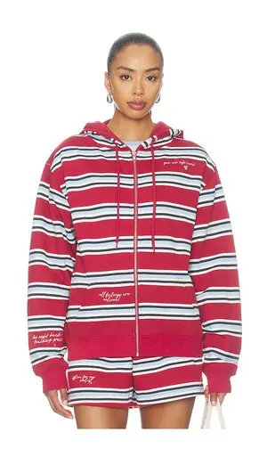 THE MAYFAIR GROUP The Mayfair Striped Hoodie