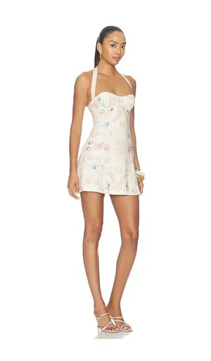 Majorelle Amelie Mini Dress In White