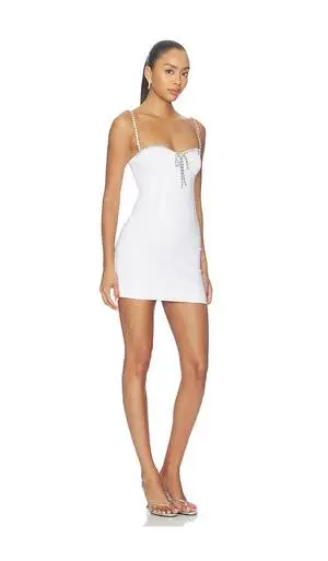 Majorelle Gini Mini Dress With Embellished Neckline