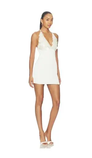 Nbd Simi Mini Dress - Cream