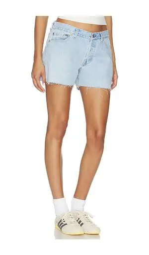 ALIGRACE 90s Low Waist Original Short In Blue