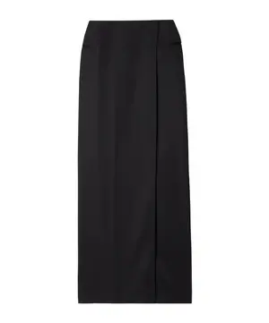 Brioni Wrap Maxi Skirt - Black