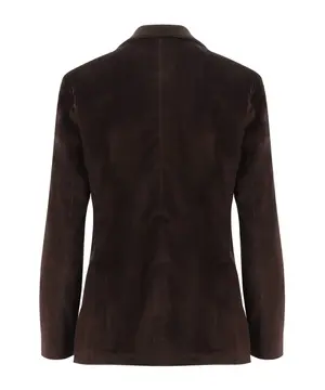 LARDINI Corduroy Single-breasted Blazer