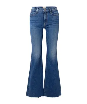 MOTHER High-rise Flared Jeans - Blue