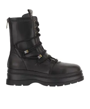 Pinko Round-toe Ankle Boots - Black