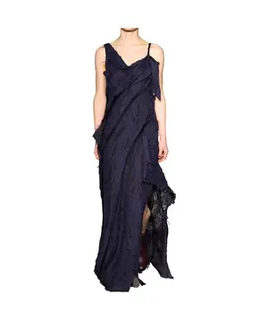 JASON WU Asymmetric Embroidered Maxi Dress