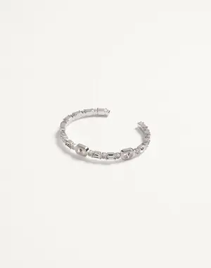 Valentino Garavani Ovalette Embellished Cuff Bracelet