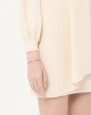Valentino Garavani Ovalette Embellished Cuff Bracelet