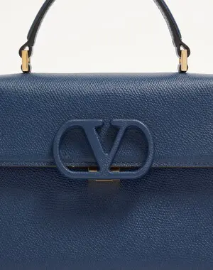 Valentino Garavani Vsling Small Handbag In Grainy Calfskin - Worker