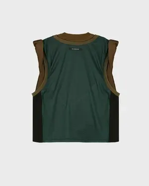 Andersson Bell Layered Rolled-up Basketball Jersey T-shirt