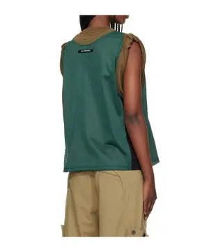 Andersson Bell Layered Rolled-up Basketball Jersey T-shirt
