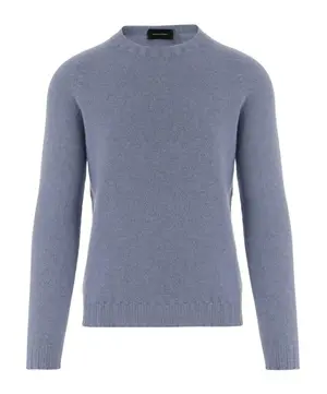 Tagliatore Long-sleeved Sweater - Gray