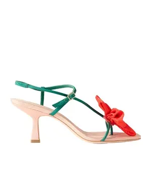 LOEFFLER RANDALL Frank Grosgrain Slingback Sandals - No