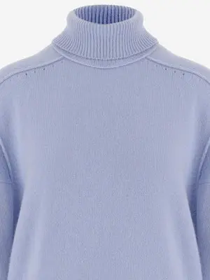 Carven Long-sleeve High-neck Sweater