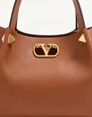 Valentino Garavani Small Soft Leather Shopping Bag