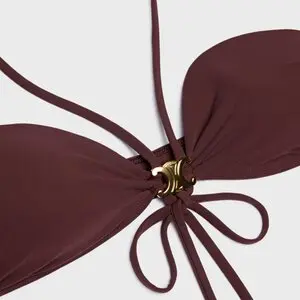Celine Balconette Top In Matte Jersey