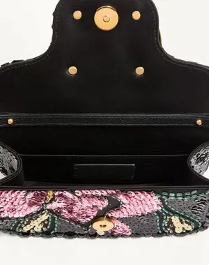 Valentino Garavani Loco Embellished Shoulder Bag