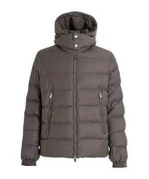TATRAS Long-sleeve Hooded Padded Jacket - Mocha