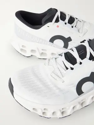 On Rubber Trimmed Mesh Sneakers