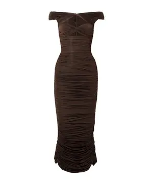 Alex Perry Knox Off-the-shoulder Cutout Stretch-jersey Midi Dress - No