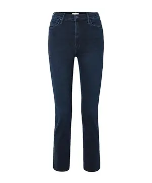 MOTHER Mid-rise Straight-leg Jeans - Blue