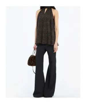 ROTATE BY BIRGER CHRISTENSEN Flared Trim Detail Pants