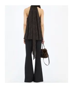 ROTATE BY BIRGER CHRISTENSEN Flared Trim Detail Pants