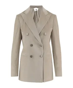 LARDINI Double-breasted Blazer - Beige