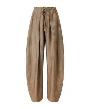 KALLMEYER Striped Trousers - Brown