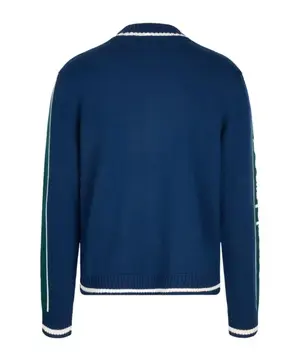 Casablanca Long-sleeve Zip-up Cardigan