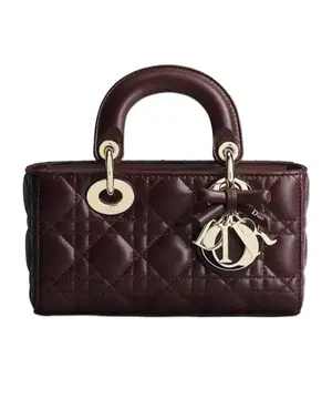 Dior Mini D-joy Crossbody Bag - Deep Fuchsia
