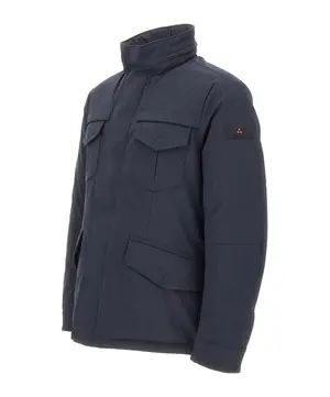 Peuterey Striped Hooded Field Jacket