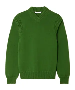 EMILIA WICKSTEAD Long Sleeve Pullover Sweater - Green
