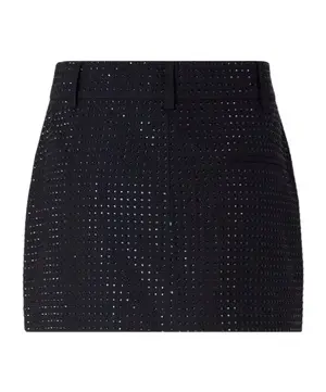 Pinko Soave Embellished Mini Skirt - No