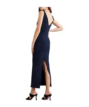 Galvan Tyra Stretch-knit Midi Dress