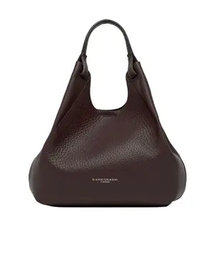 GIANNI CHIARINI Dua Medium Top-handle Shoulder Bag - Espresso
